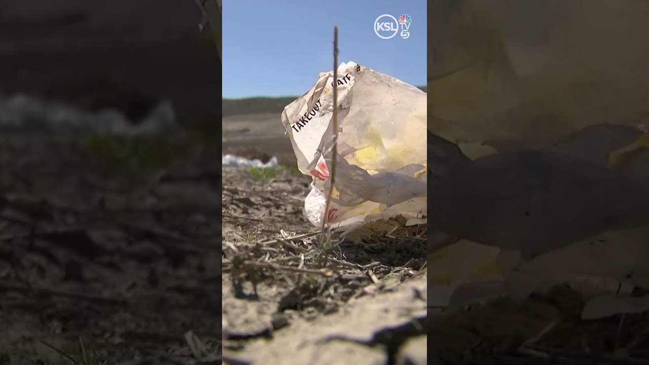Video: Utah farmers say a nearby landfill's trash is blowing on their ...