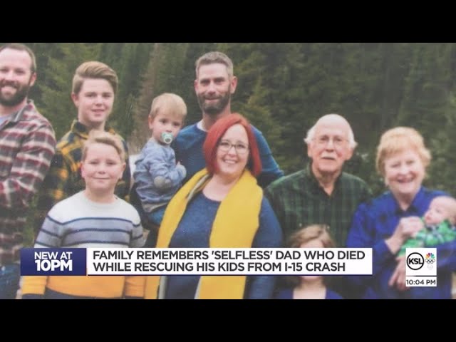 Video: Utah dad who died rescuing children in crash remembered as ...