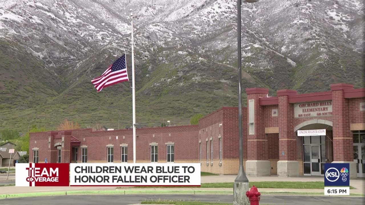 Video: Santaquin school students show up to school wearing blue in ...