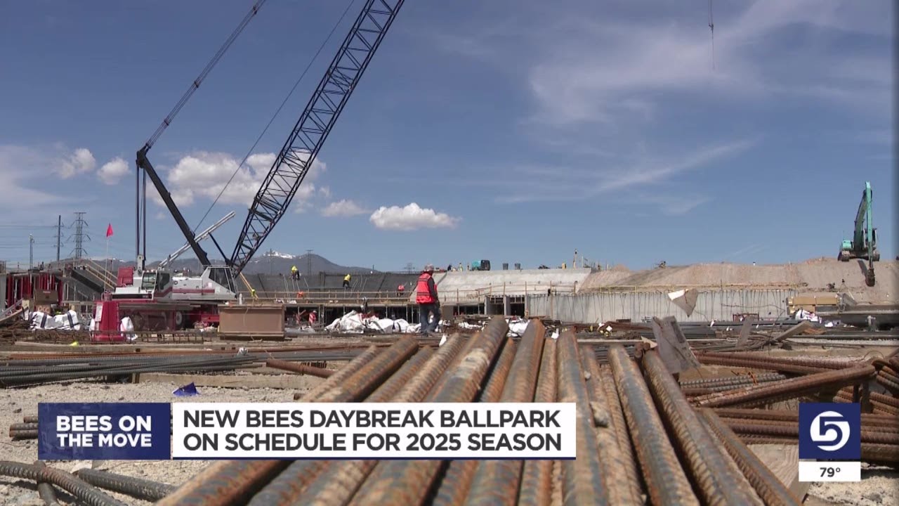 Video: New Bees Daybreak Ballpark is on schedule for 2025 season ...