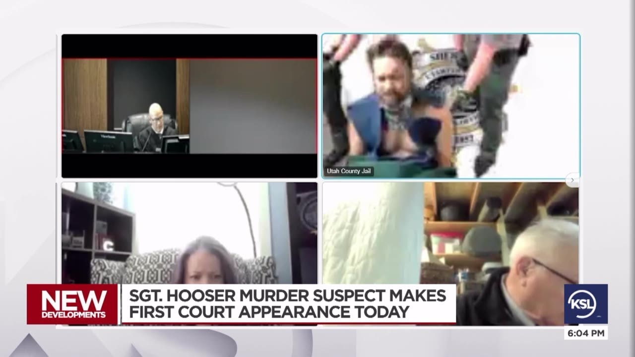 Video: Sgt. Hooser murder suspect makes first court appearance - KSLTV.com