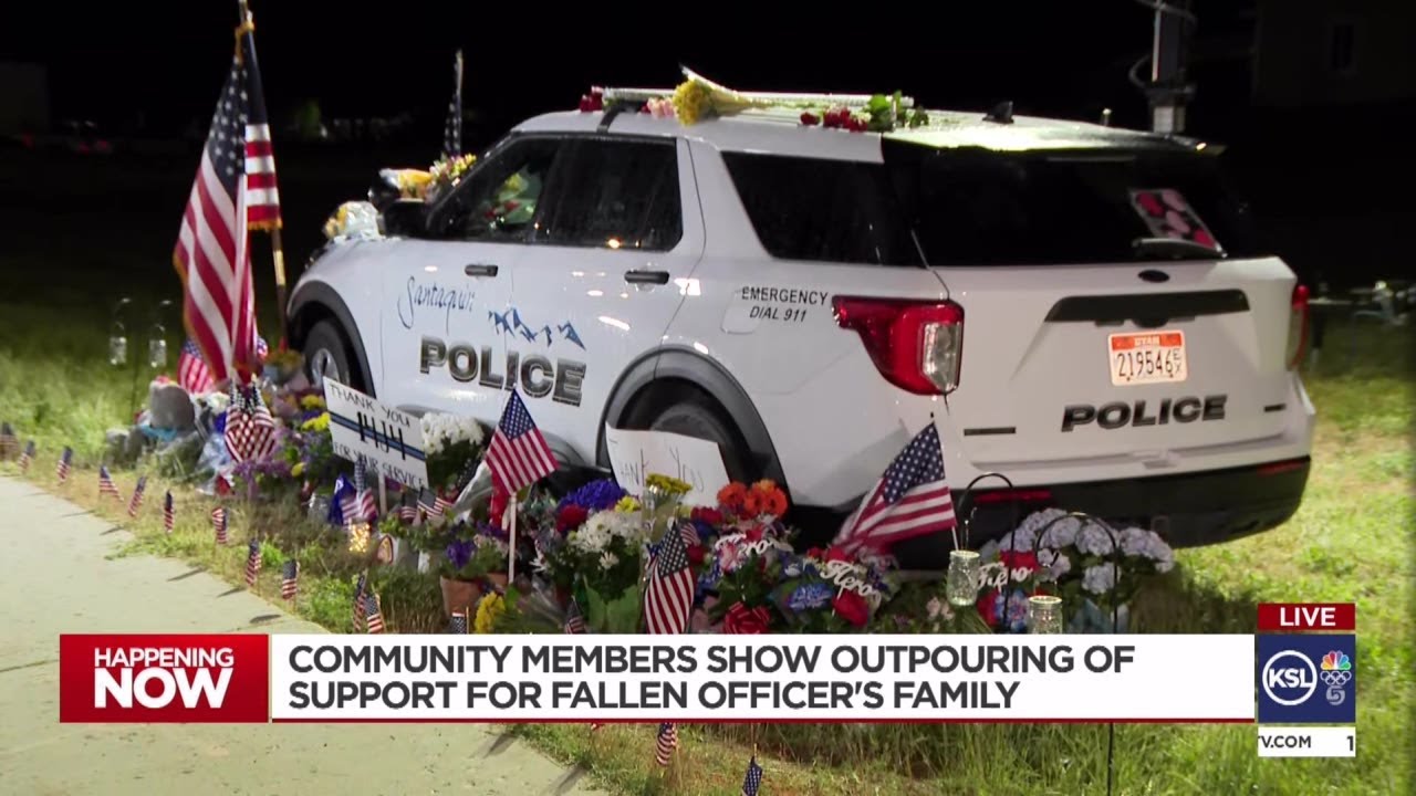 Video: 'We protect our officers:' Santaquin community shows support for ...