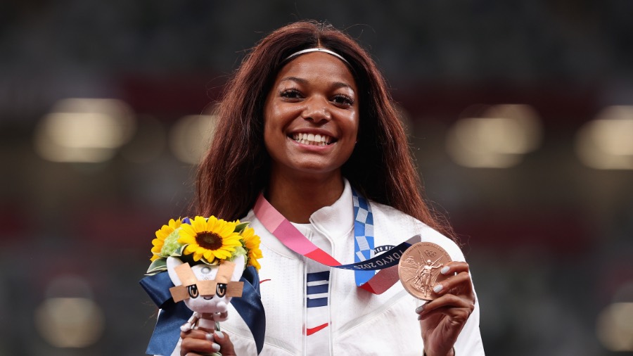 Team USA’s Gabby Thomas Eyes Gold In Paris 2024 Olympics
