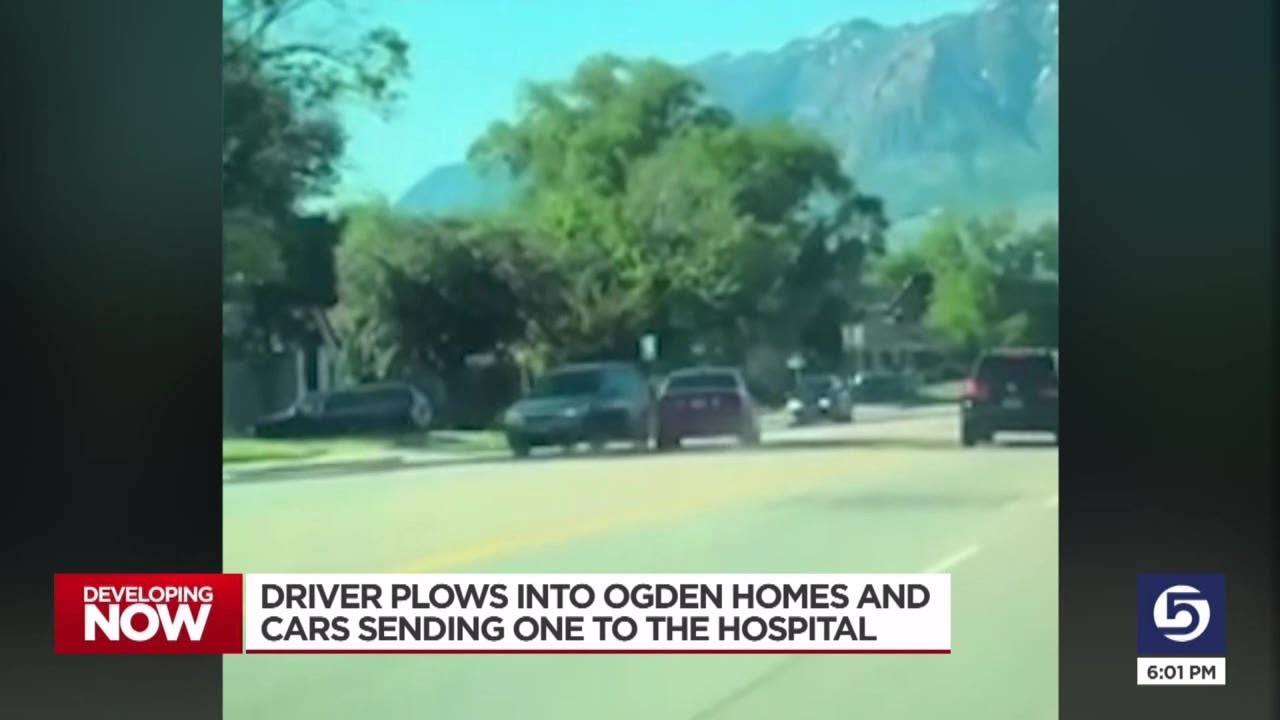 Video: Dashcam video captures car veering into multiple Ogden homes ...