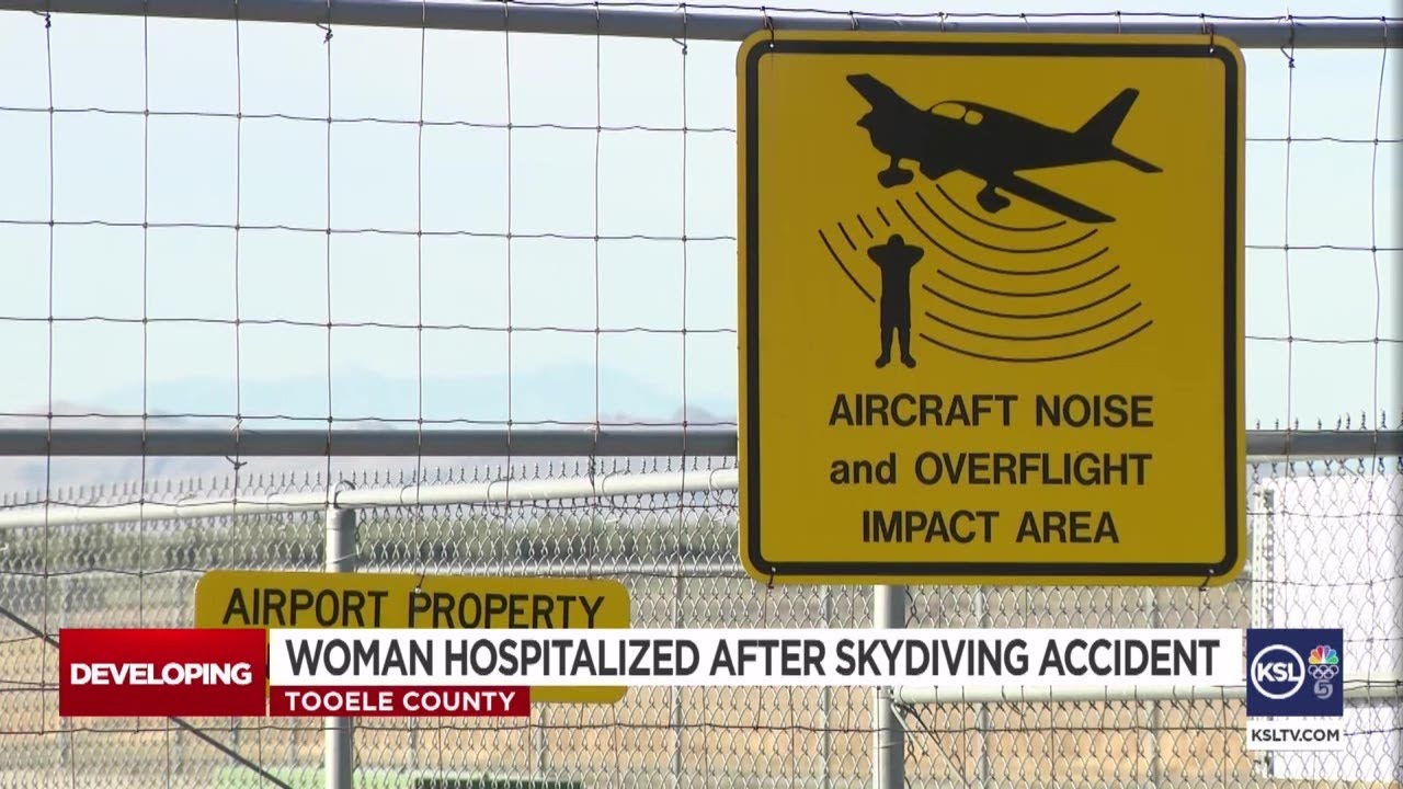 Video: Skydiving accident in Tooele County sends one person to the ...