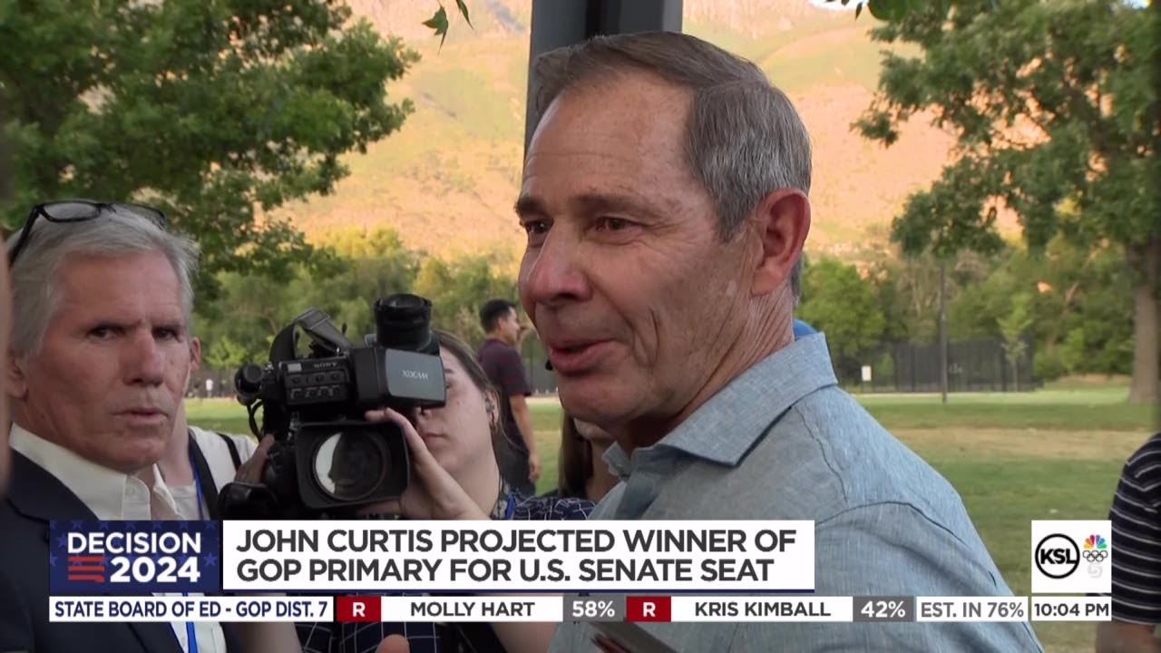 Video: John Curtis projected winner of GOP primary for U.S. Senate seat - KSLTV.com