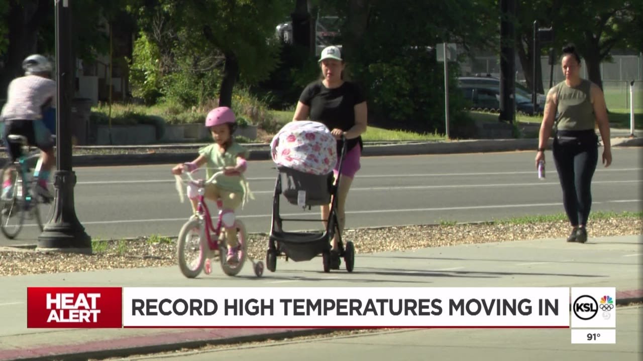 Video: Beating the heat as record-breaking temperatures move in - KSLTV.com