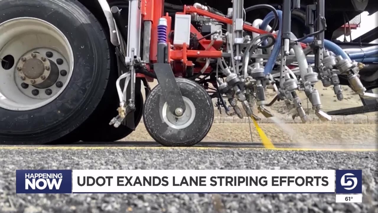 Video: UDOT working to make roads safer with contrast striping - KSLTV.com