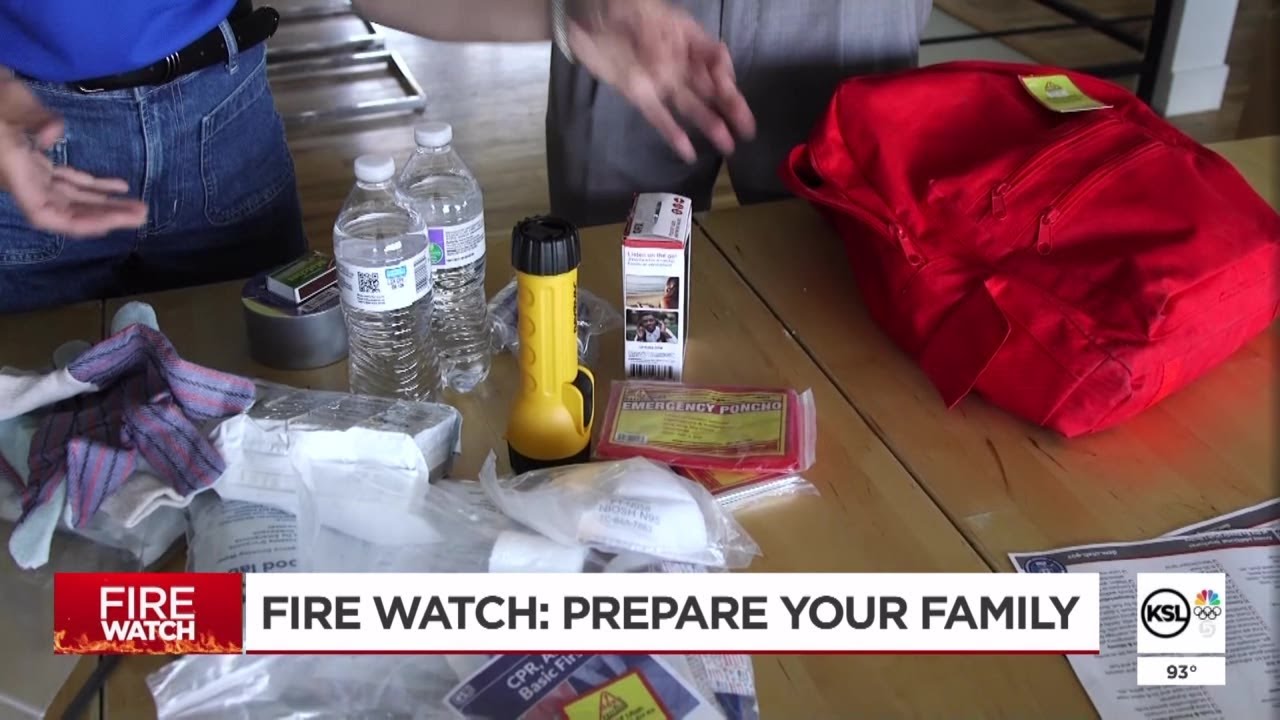 Video: As fire danger grows, here is how to be prepare your family for ...