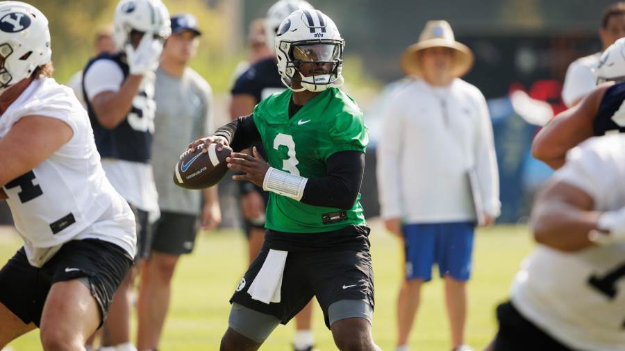 BYU QB Gerry Bohanon Confirms Health Of Shoulder As Camp Opens - KSLTV.com