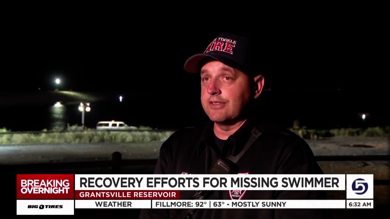 Video: Recovery efforts underway for missing swimmer at Grantsville ...