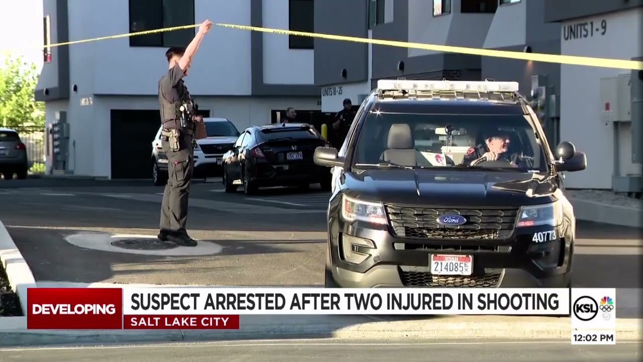 Video: Man arrested in connection to SLC shooting that injured two ...