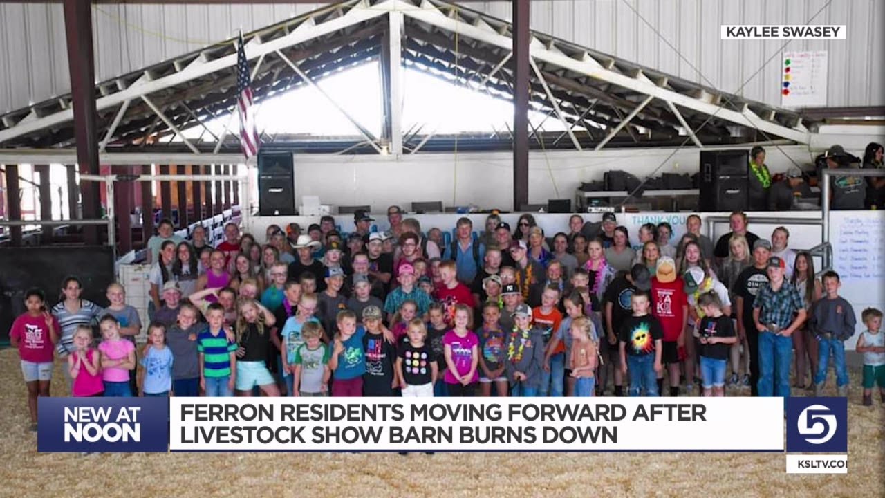 Video: Junior livestock show displaced after historic barn burns down ...