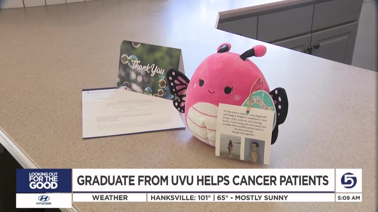 Video: UVU grad with cancer supporting Primary Children's Hospital ...