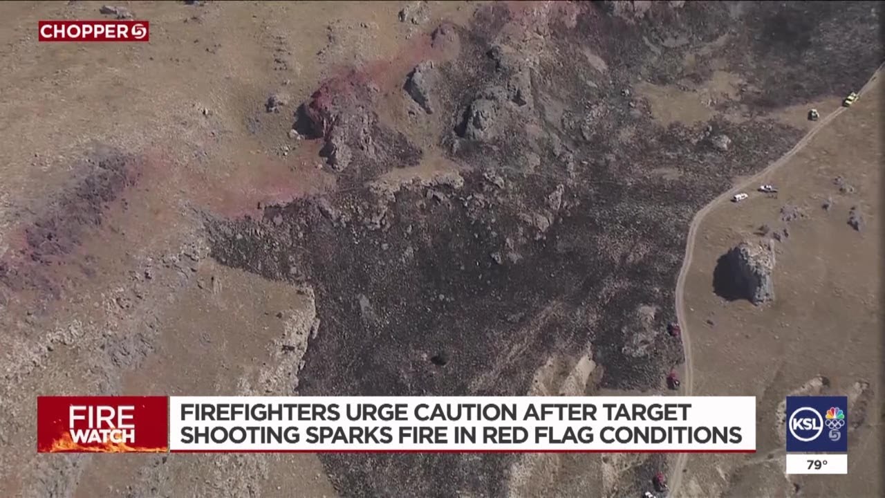 Video: Firefighters urge caution after target shooting sparks fire in ...