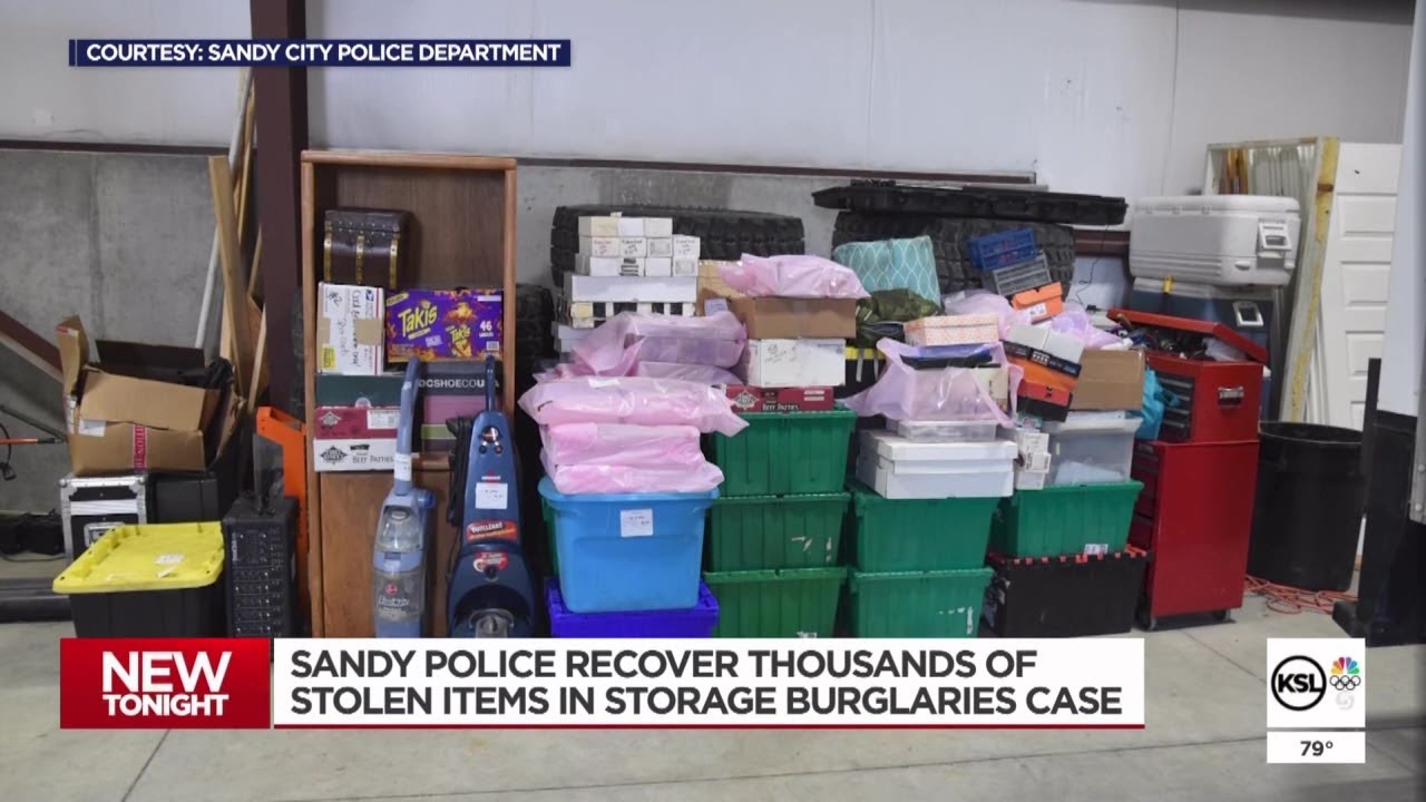 Video: Sandy police work to reunite victims with thousands of stolen ...