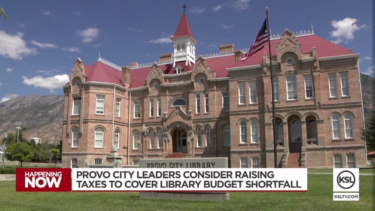 Video: Provo library faces service cuts if tax increase isn’t approved ...