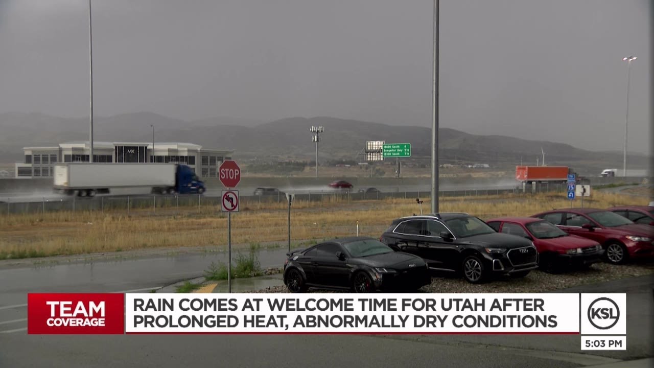 Video: Rain comes at critical time for Utah after prolonged heat ...