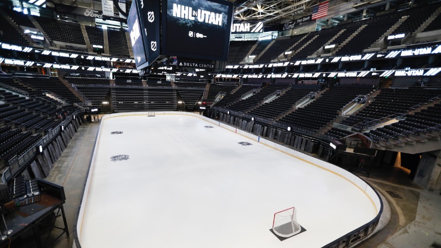 Utah Hockey Club Reveals First Look Of Delta Center Inaugural Ice ...