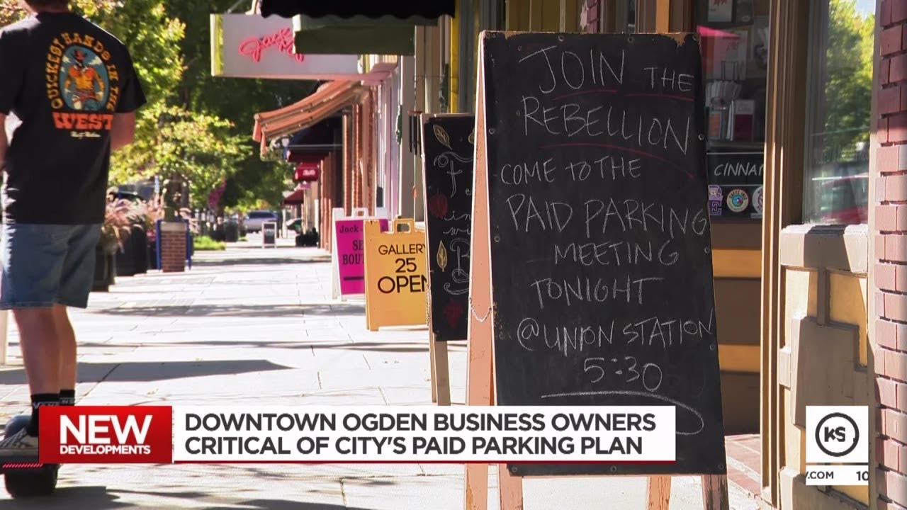 Video: Historic 25th Street business owners critical of Ogden paid parking plan - KSLTV.com