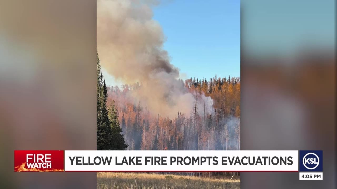 Video: Yellow Lake Fire grows to 150 acres in Wasatch County ...