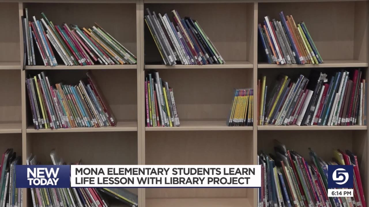 Video: Mona Elementary students learn life lessons with library ...