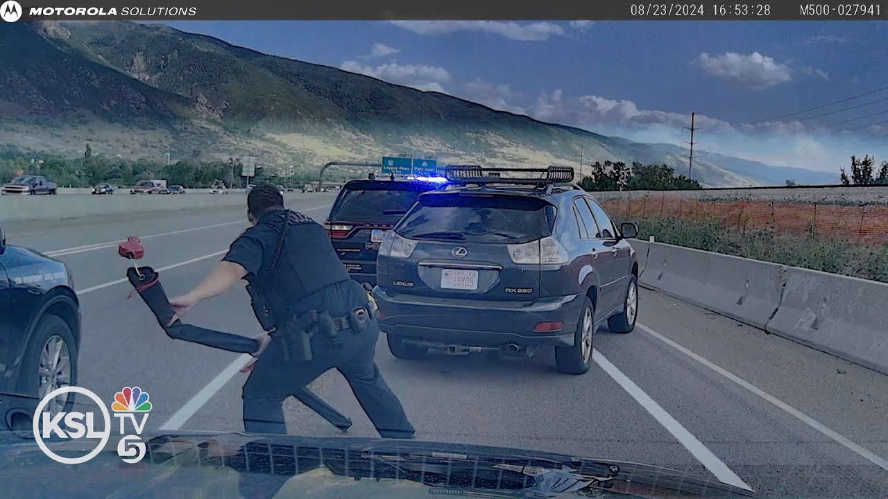 Video: POLICE CHASE: Utah woman flees from officers because 'she did ...