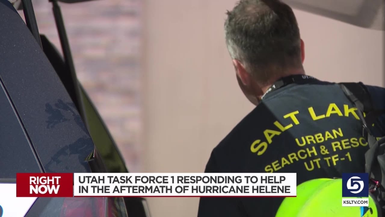 Video: Utah Task Force-1 deployed to Georgia to help with Hurricane Helene recovery - KSLTV.com