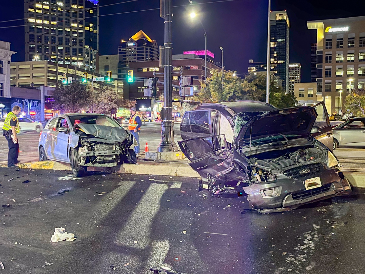 Man critically injured after running red light in downtown crash ...