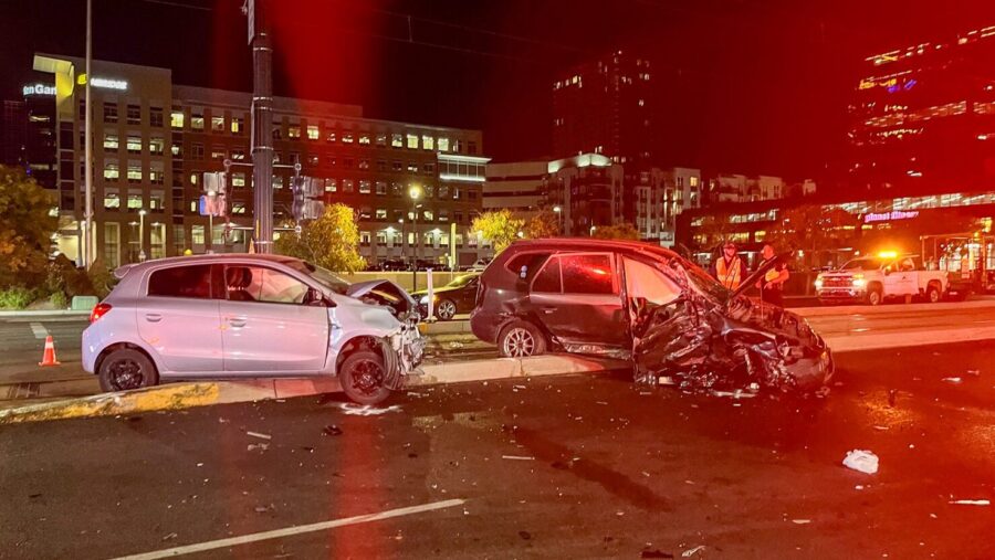 Man critically injured after running red light in downtown crash ...