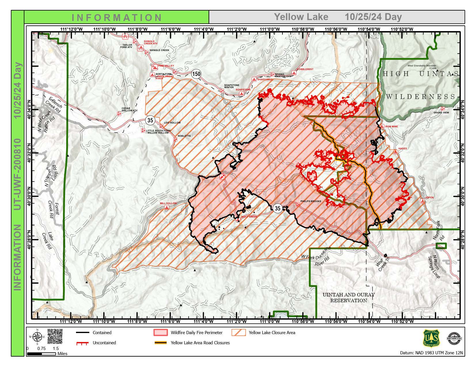 Yellow Lake Fire 45% contained with more snow coming - KSLTV.com