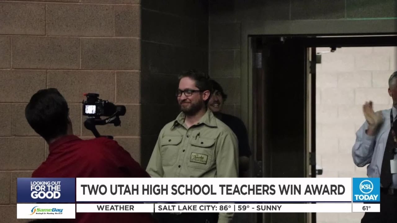 Video: Looking out for the good: Two Utah teachers recognized for ...