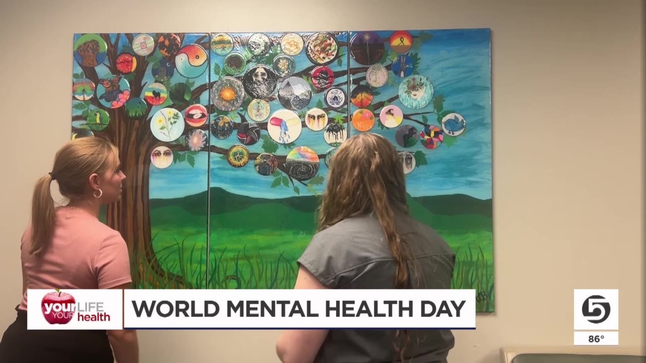 Video: ‘Healing Tree’ mural helping patients cope with mental health ...