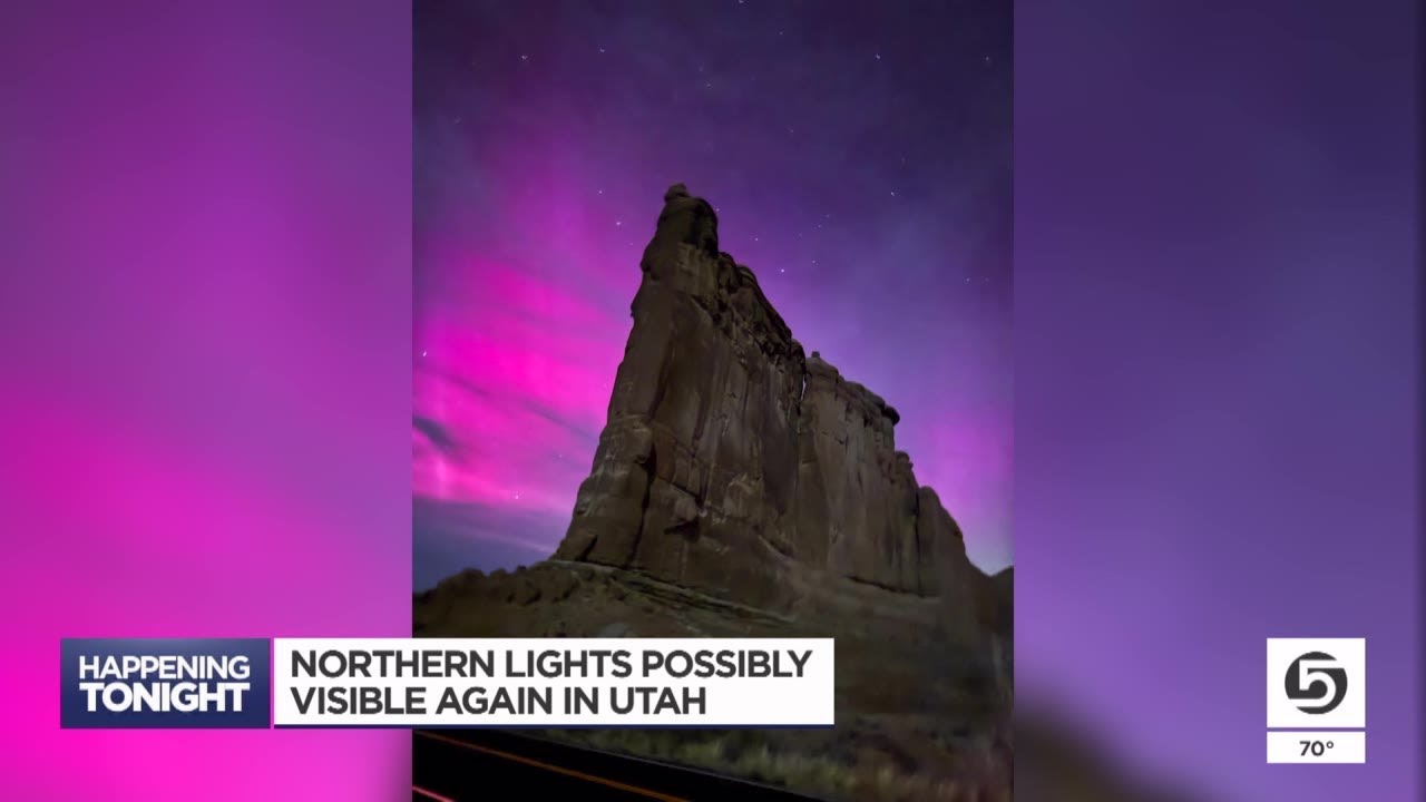 Video: Northern lights were visible again in Utah - KSLTV.com
