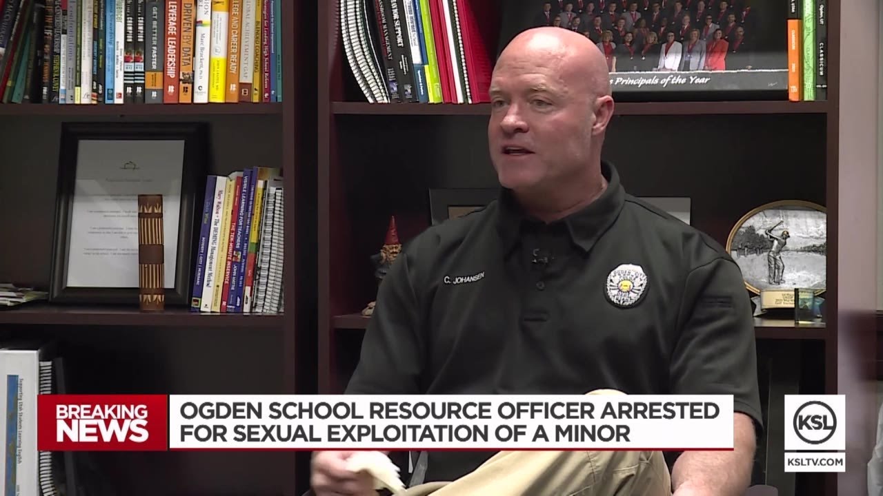 Video: Ogden police school resource officer arrested for sexual exploitation of a minor - KSLTV.com