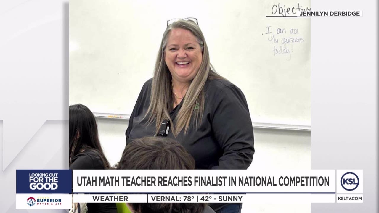 Video: Utah County math teacher nominated as a finalist in national ...