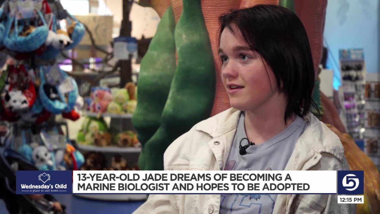 Video: Wednesday's Child: 13-year-old Jade hopes to someday be a marine ...