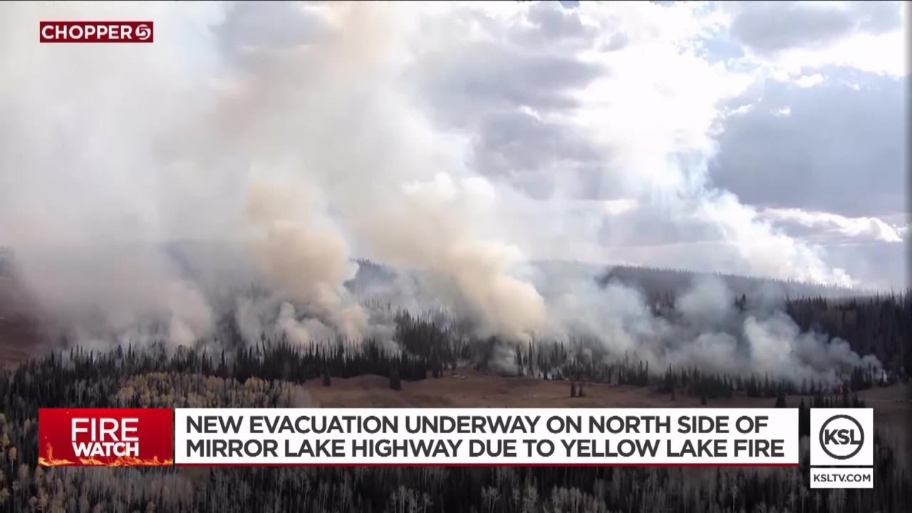 Video: More evacuations in Yellow Lake Fire, closure zone grows - KSLTV.com