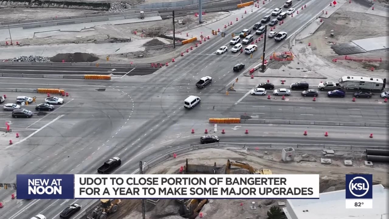Video: Year-long Bangerter Highway closure begins Monday, but delays ...