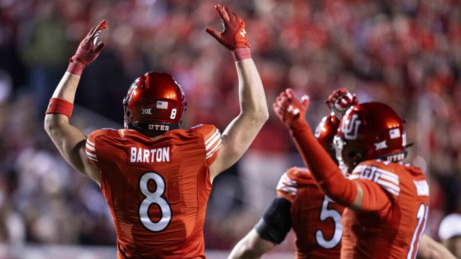 Utah Football Opens Colorado Game With Lander Barton Interception