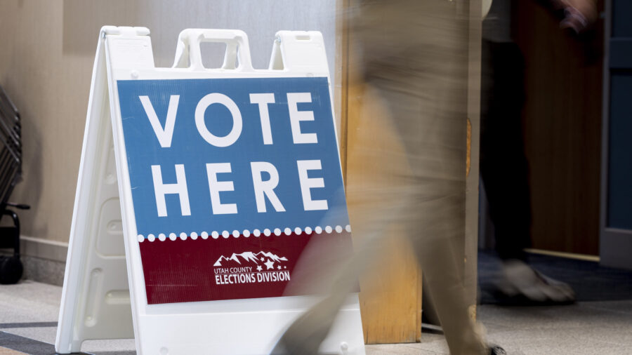 Candidate merch not allowed near polling locations, county clerk says