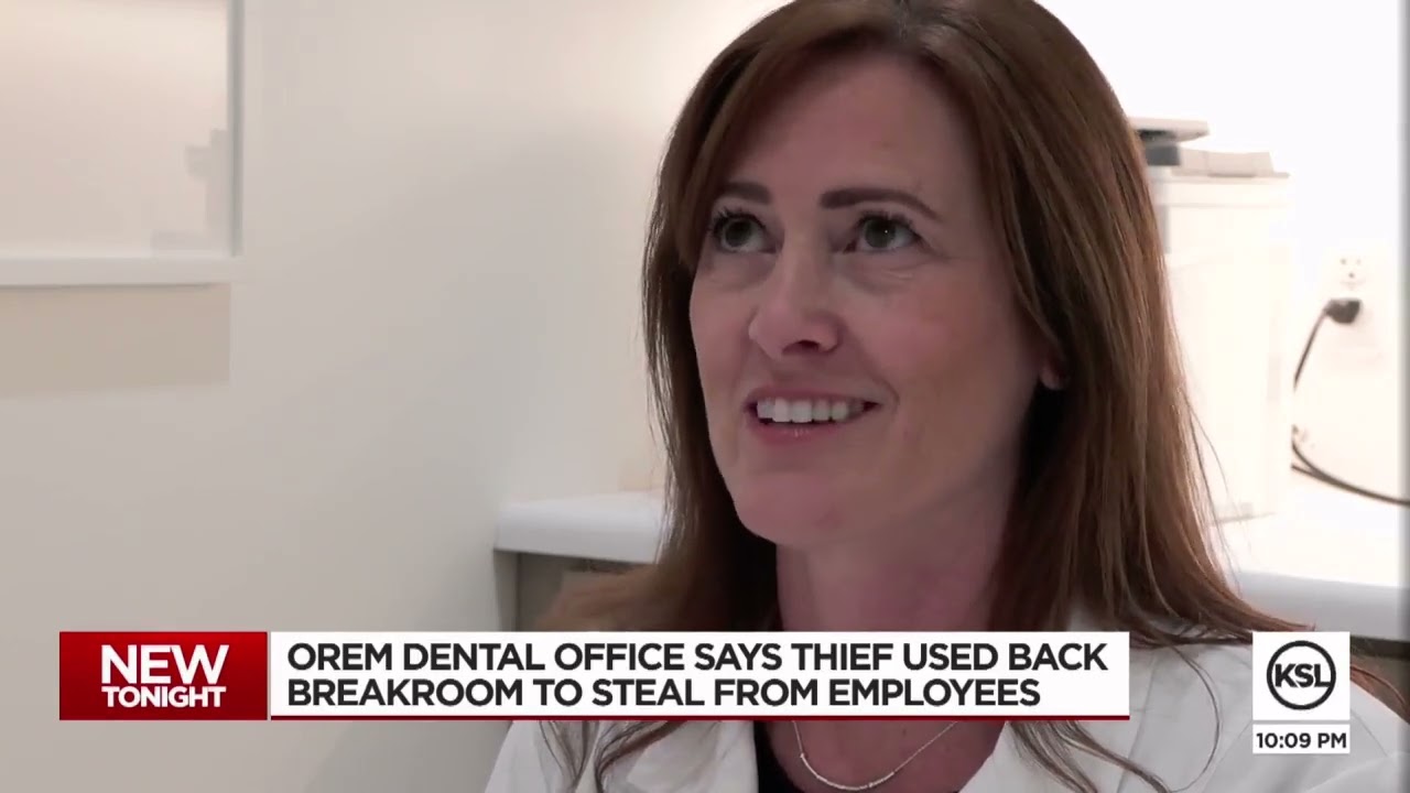 Video: Brazen breakroom thief caught on camera in Orem dental office ...