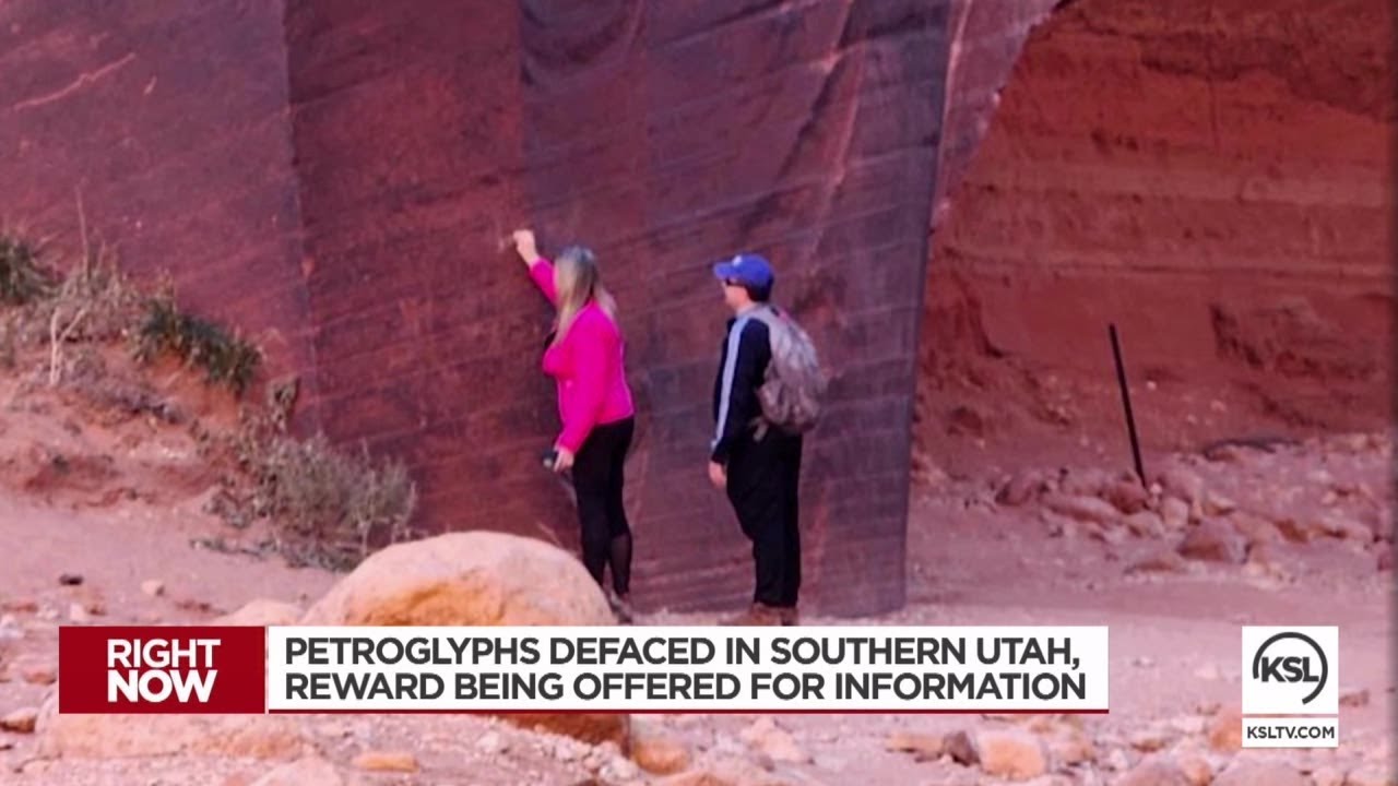 Video: Feds offer $1K reward after petroglyphs defaced in southern Utah ...