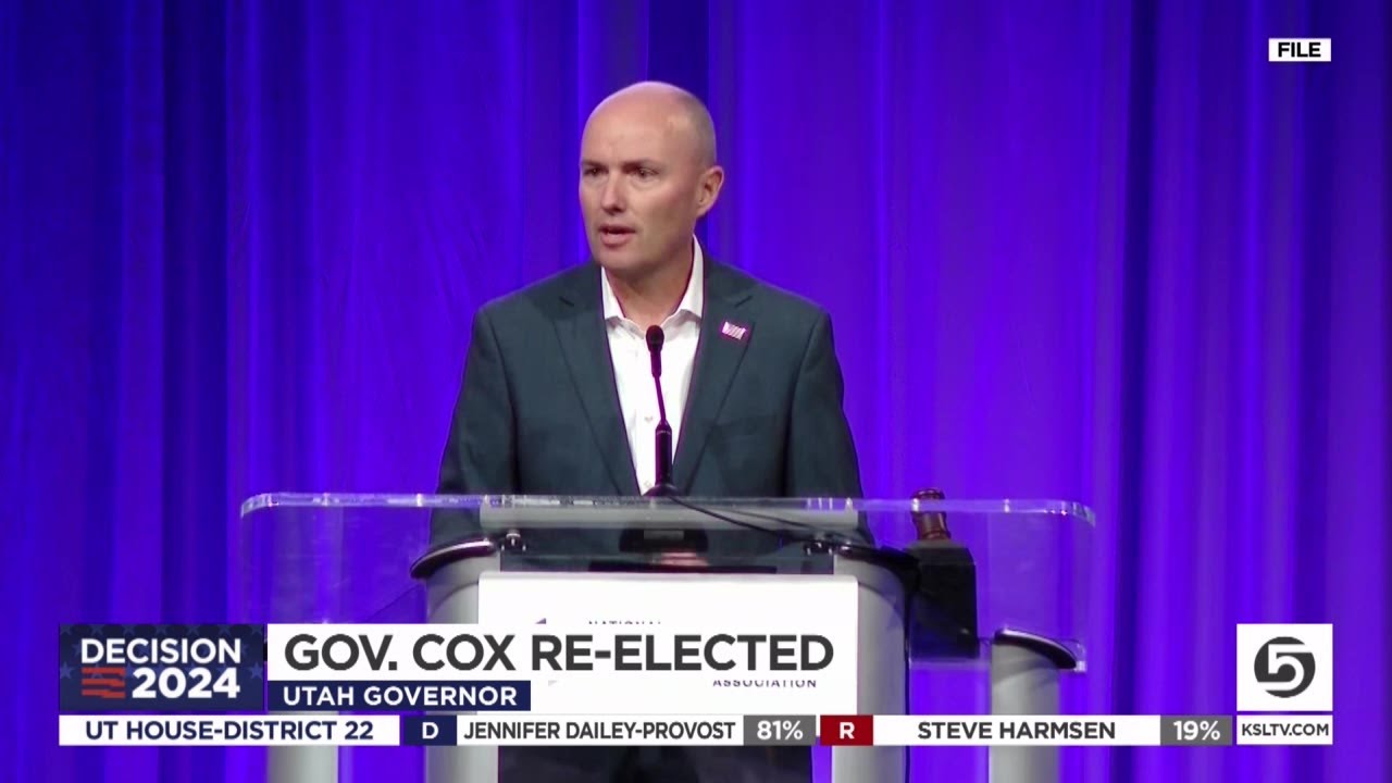 Video: Cox wins another term as Utah’s governor - KSLTV.com