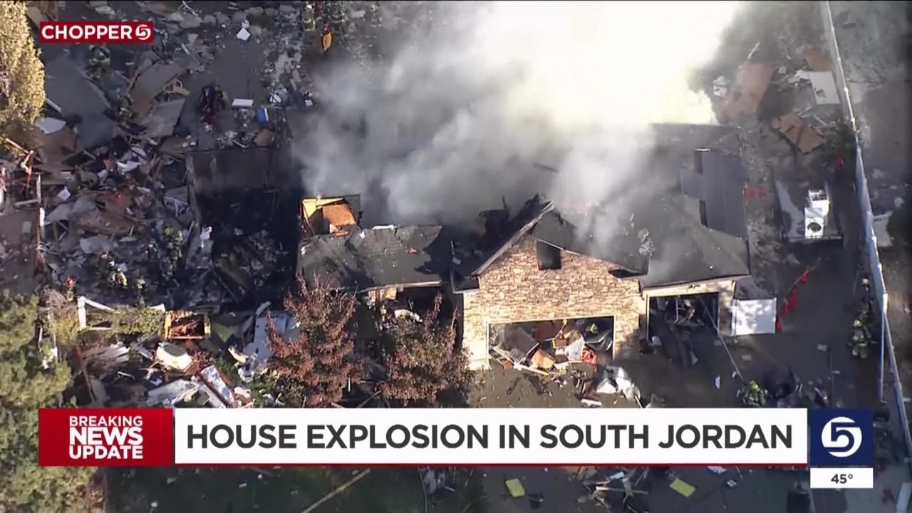 Video: First responders confirm house explosion in South Jordan - KSLTV.com