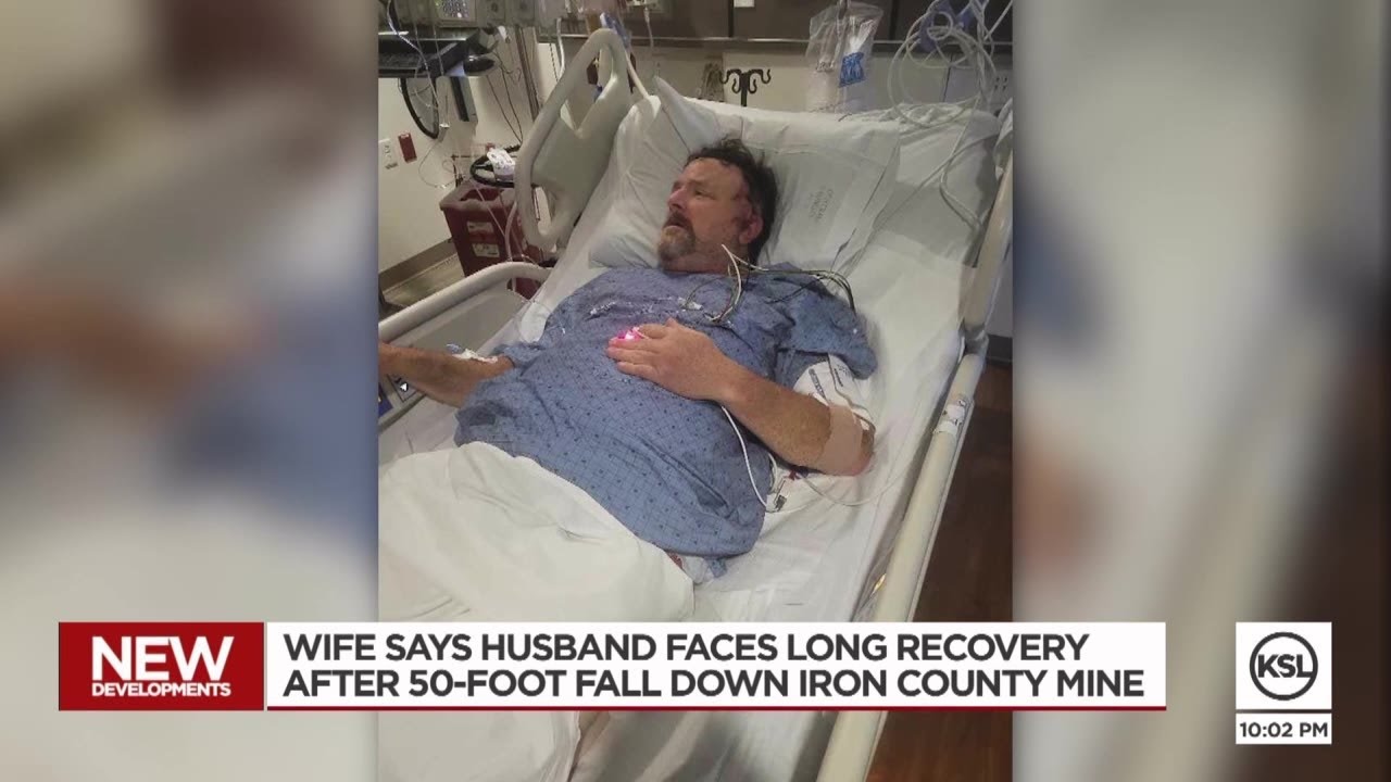 Video: Man faces lengthy recovery after 50-foot fall down Iron County ...