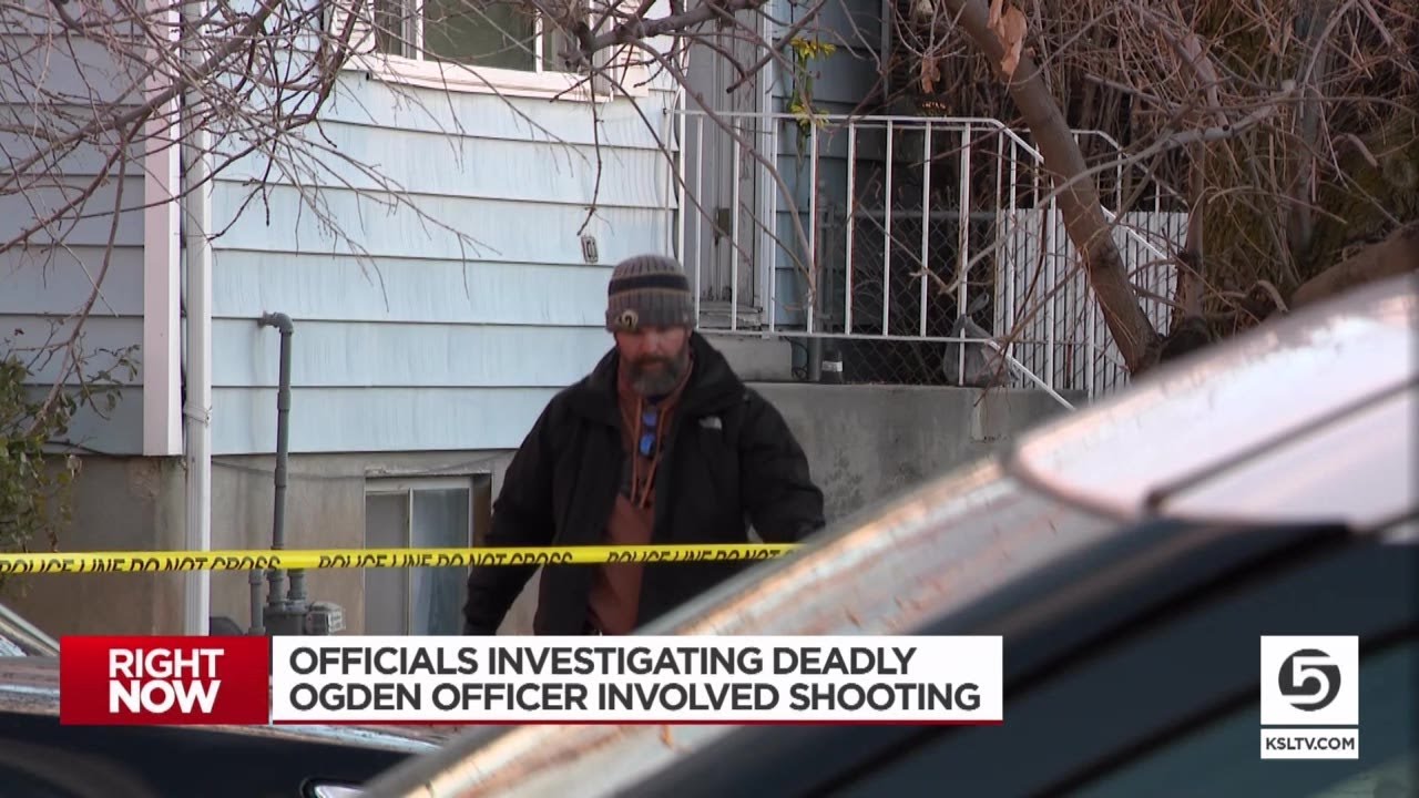 Video: Man shot, killed by Ogden police officer after grabbing gun ...
