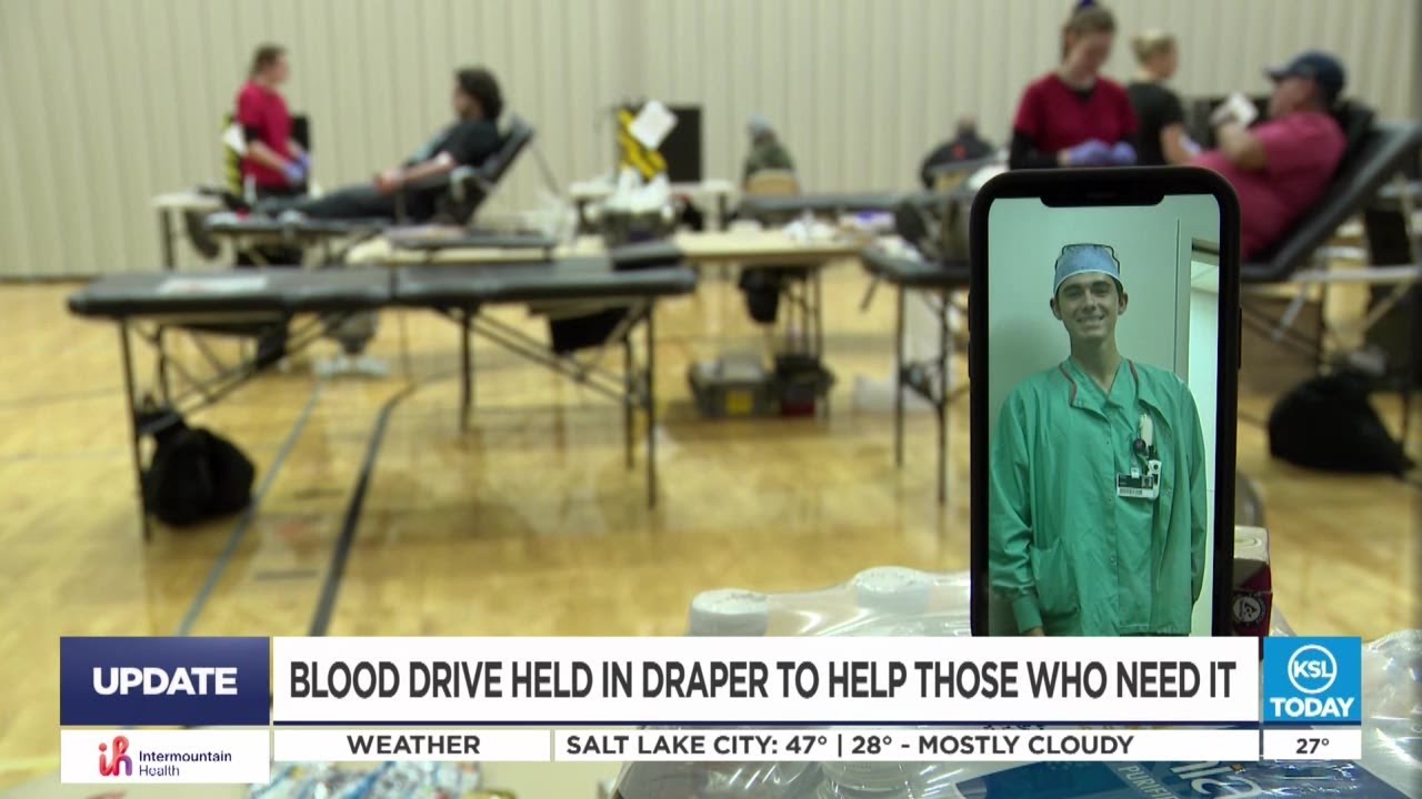 Video: Looking Out for the Good: Draper family organizes blood drive to ...