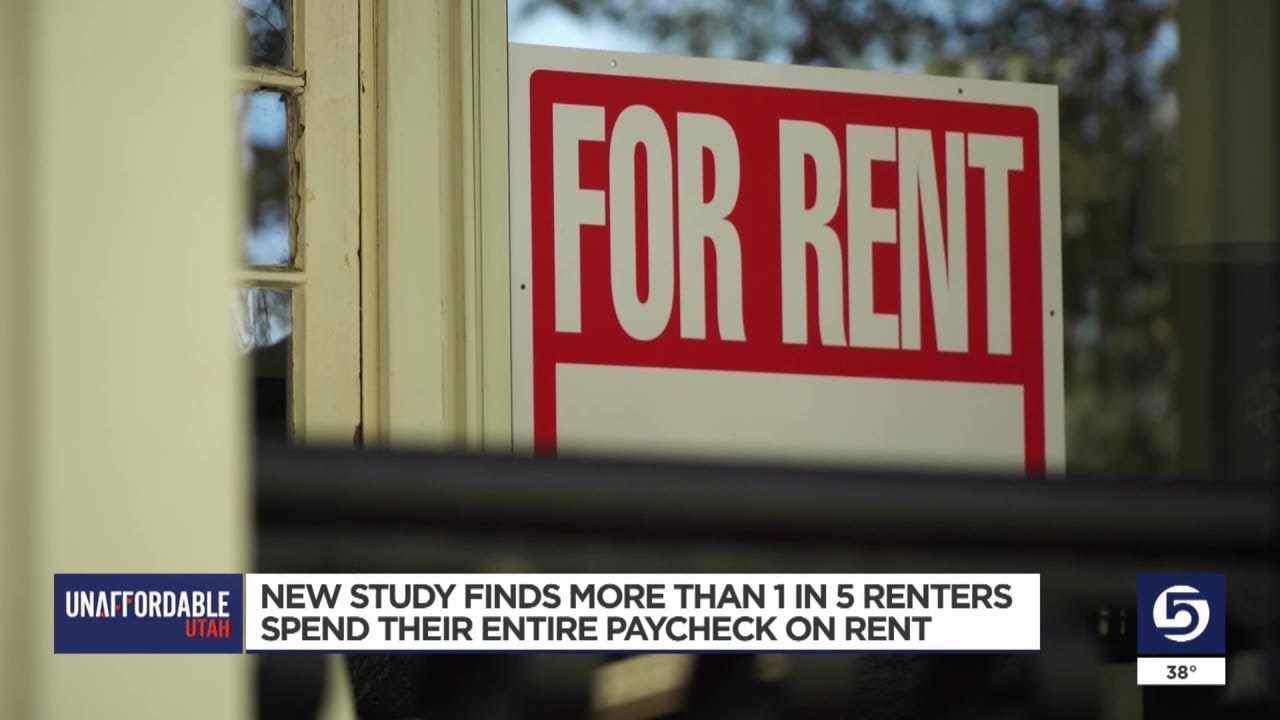 Video: More than 1 in 5 renters spend their entire paycheck on rent ...