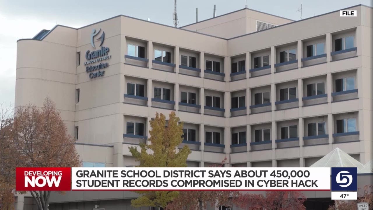 Video: Cyber hack compromised personal data of all current, former students in Granite School ...